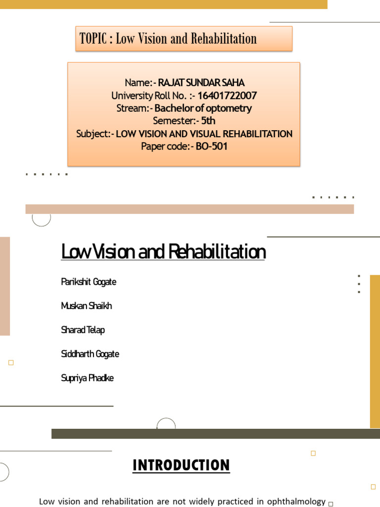 Low Vision | PDF