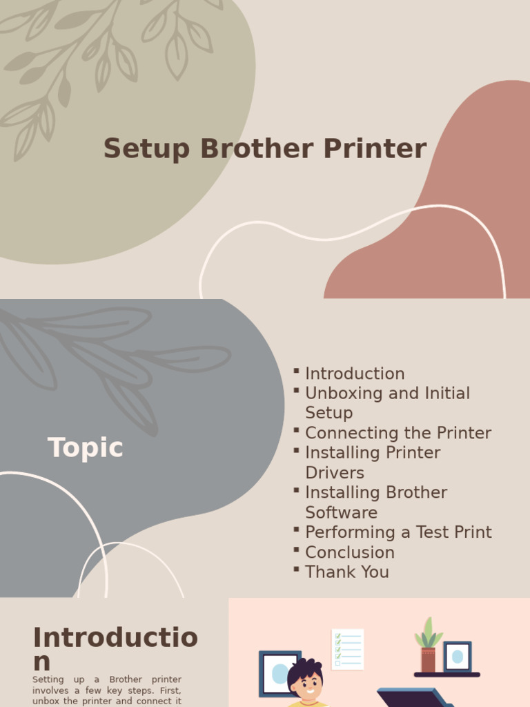Setup Brother Printer | PDF | Printer (Computing) | Computers