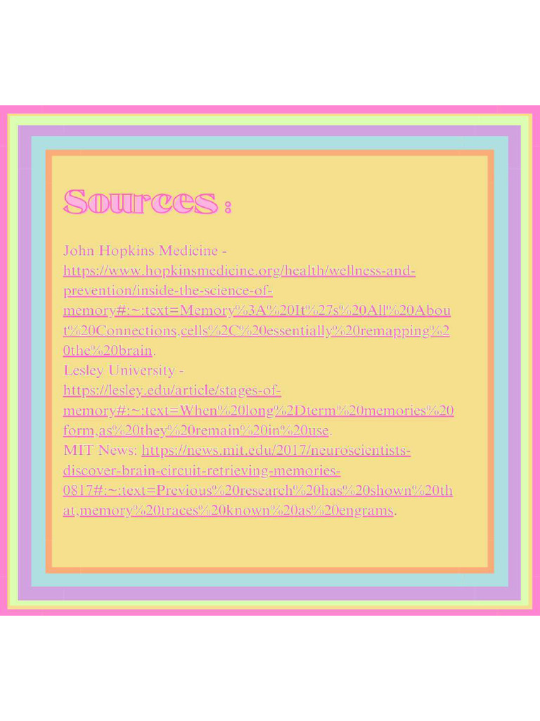 The Science of Memory 10 | PDF