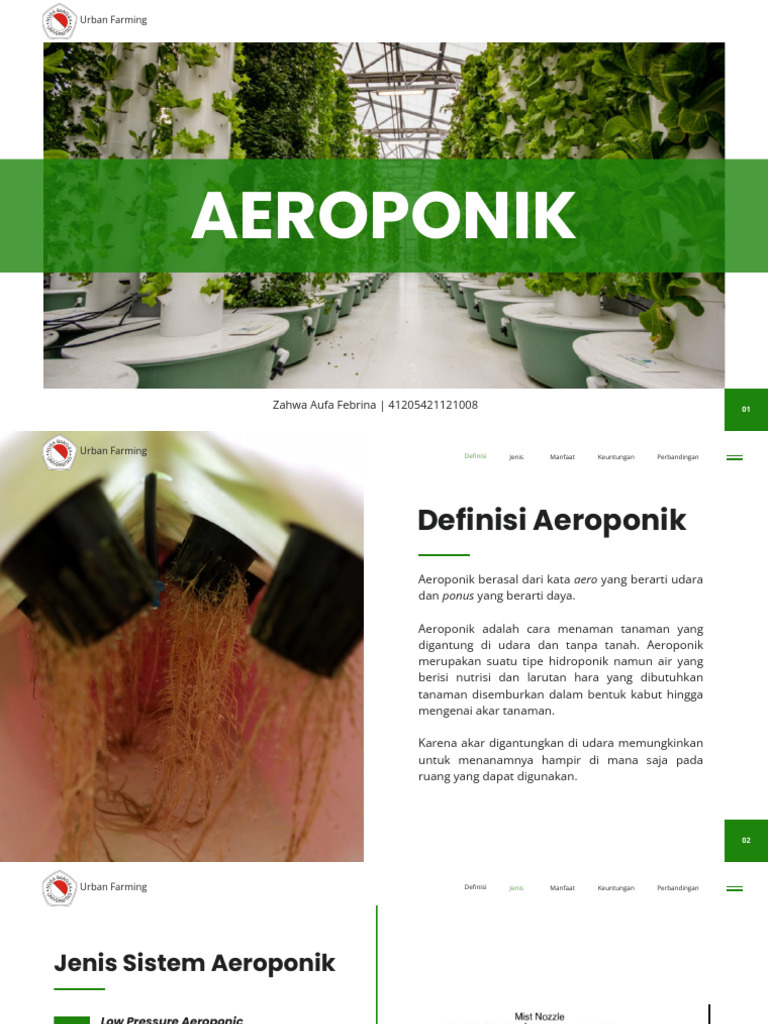 Aeroponik-Urban Farming-Zahwa A.f.-41205421121008 | PDF