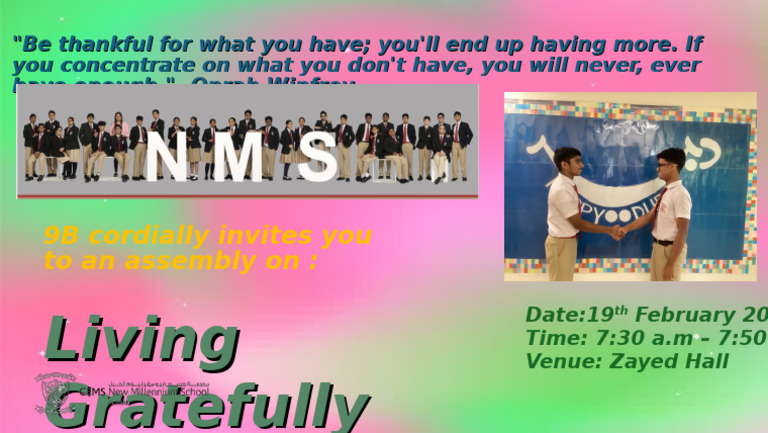 School Assembly Flyer | PDF