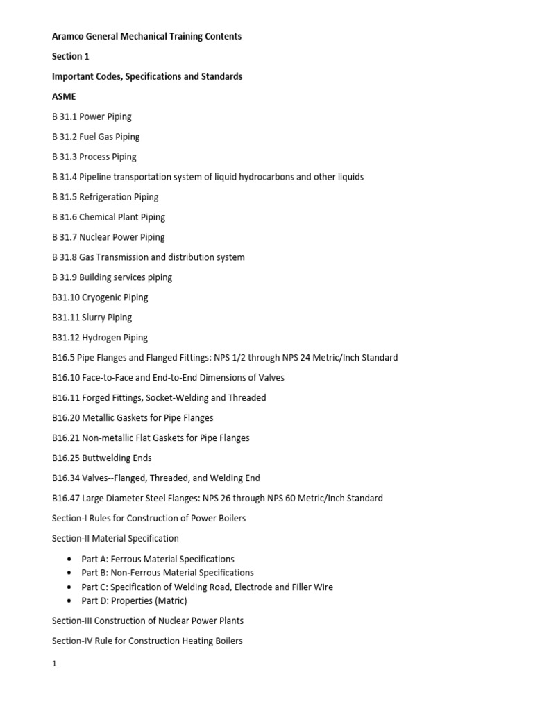 Aramco General Mechanical Question Bank 20012021 | PDF