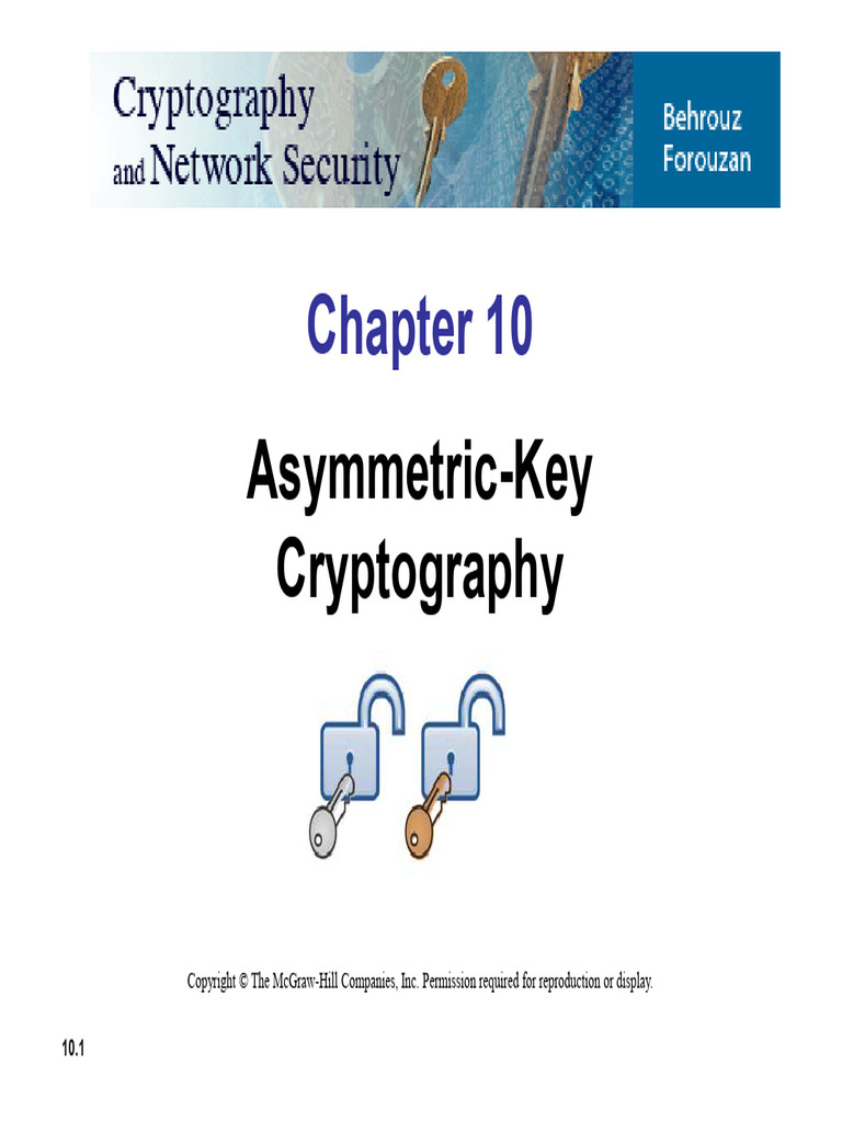 ch10 Asymmetric-Cryptography | PDF
