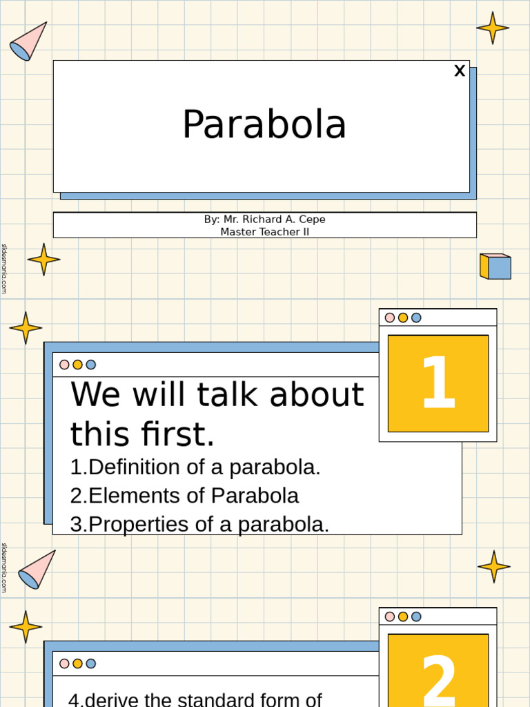 Parabola | PDF