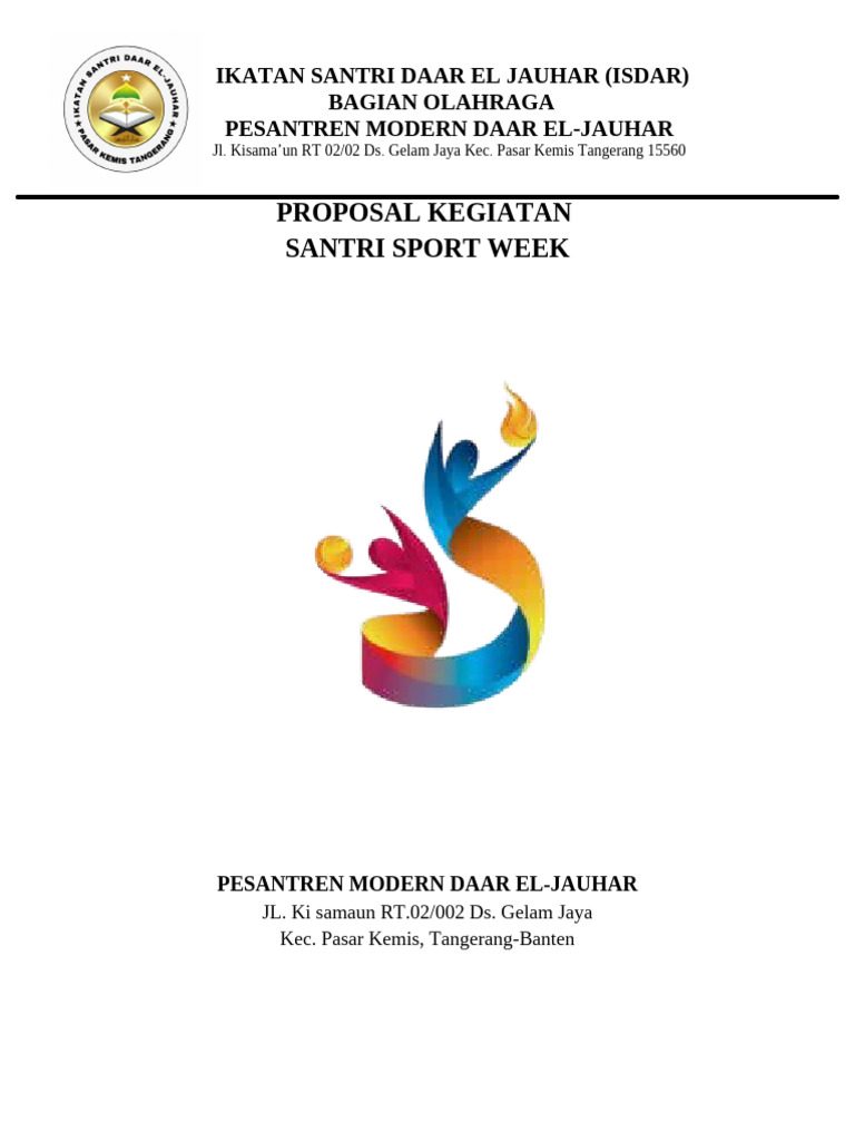 Proposal Kegiatan SSW 2024 | PDF