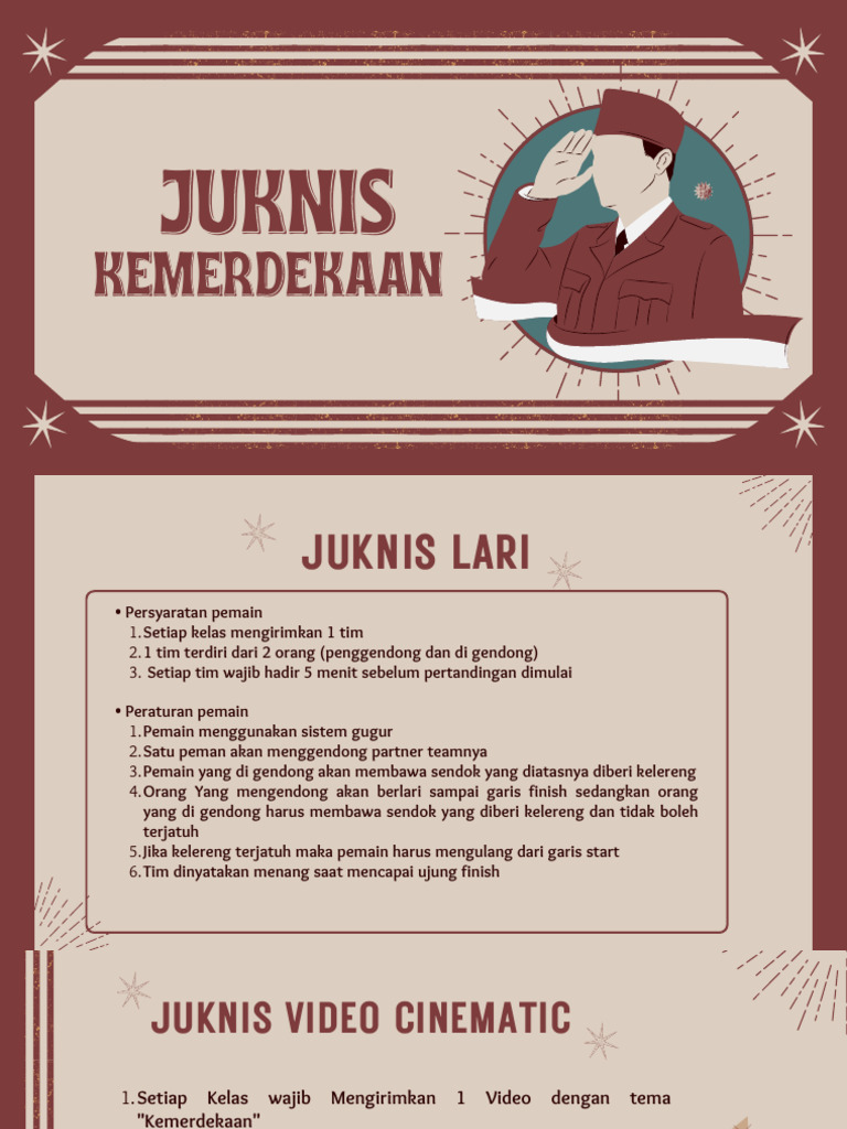 Juknis Kemerdekaan | PDF