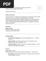 FAANG Resume Template | PDF | Résumé | Computer Programming