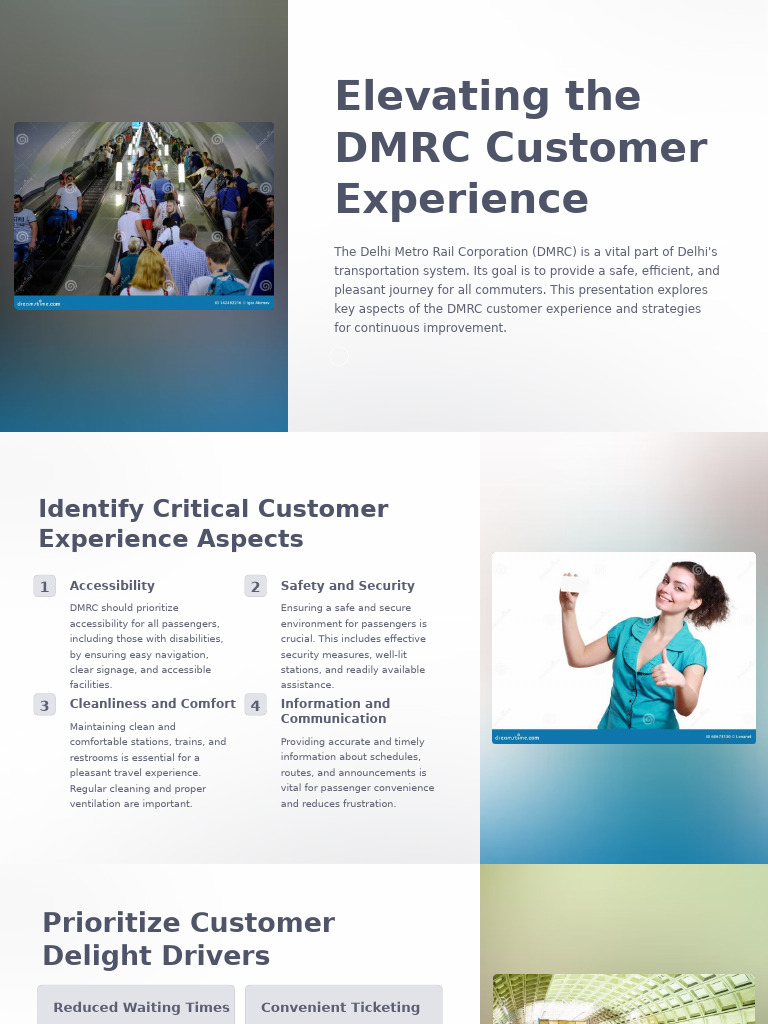 Elevating The DMRC Customer Experience | PDF
