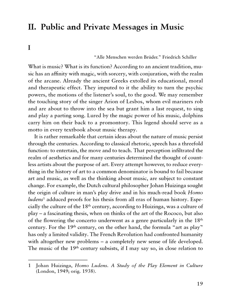 Music As Message An Introduction To Musical Semant... - (II. Public and ...