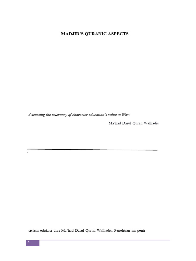 Salim Rahmatullah | PDF