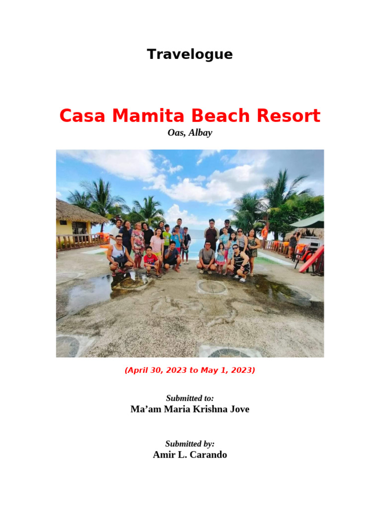 Travelogue | PDF