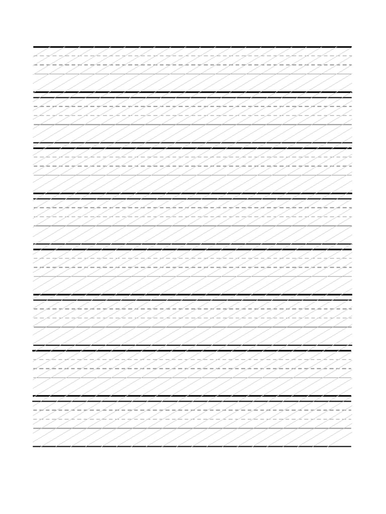 Blank Grid With Connective Slant | PDF