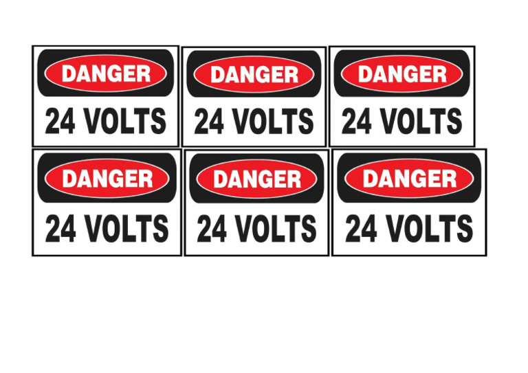 24v Danger | PDF