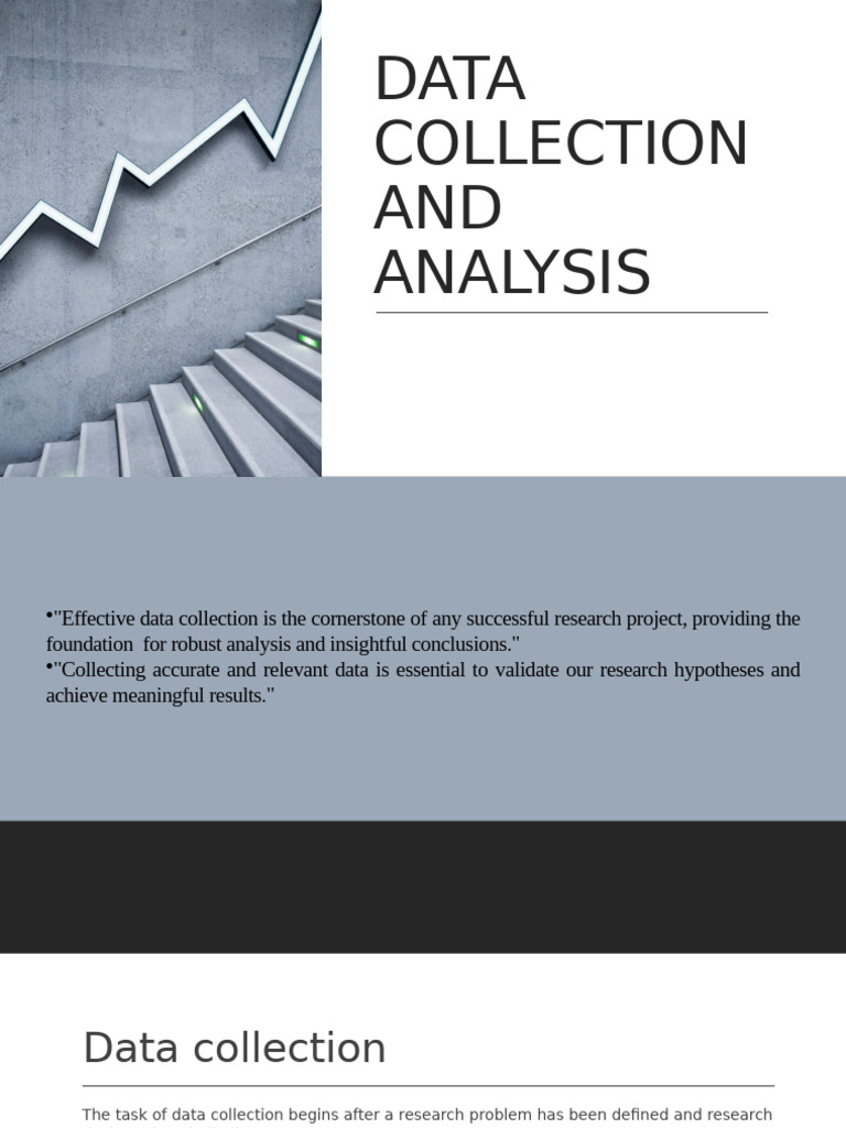 DATA COLLECTION AND ANALYSIS | PDF