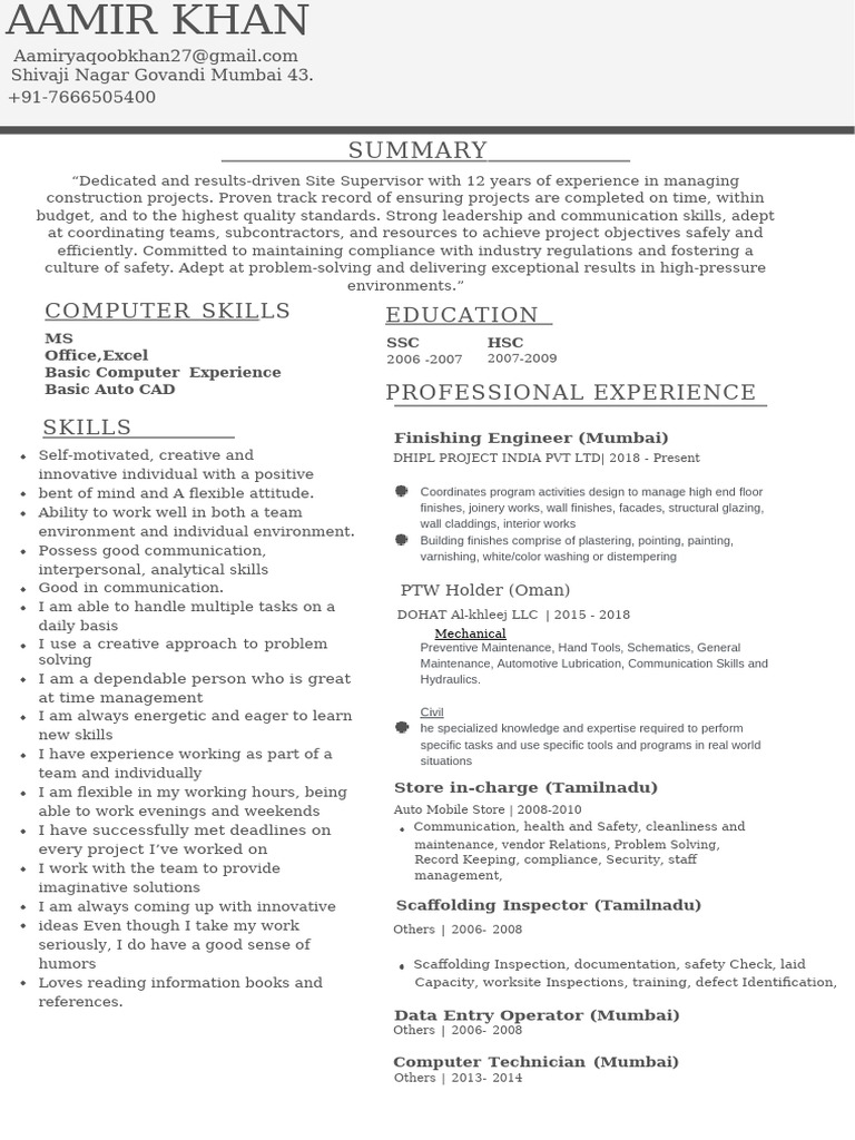 0 - Resume 2023 | PDF