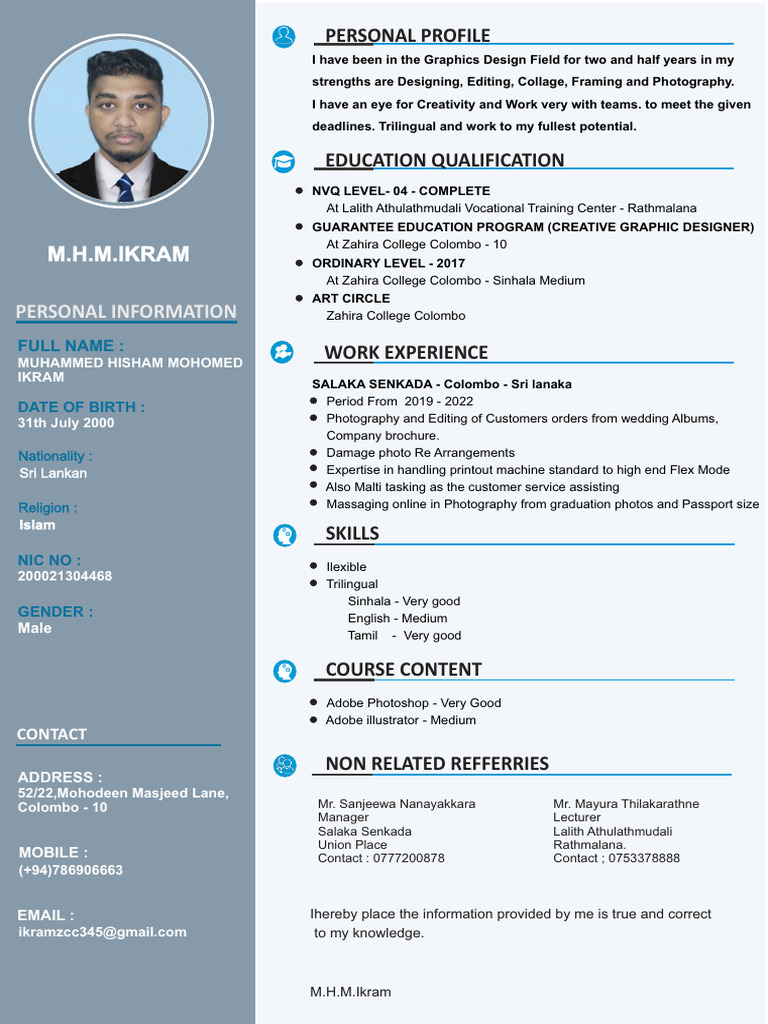 IKRAM CV Final | PDF