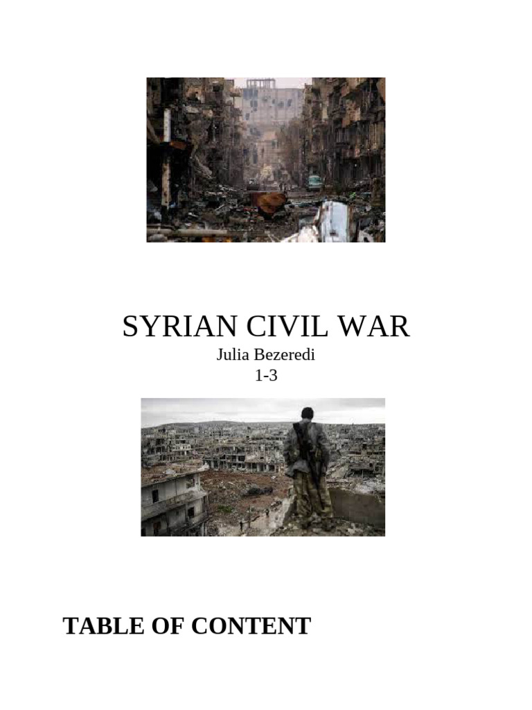 Syrian Civil War | PDF