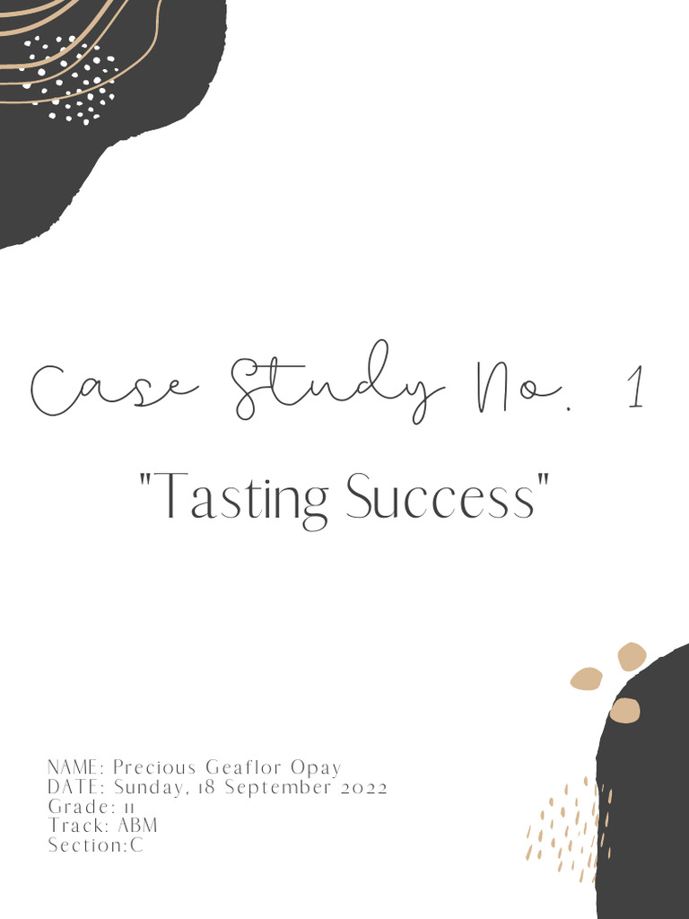 Opay, Precious Geaflor - Entrep Case Study | PDF