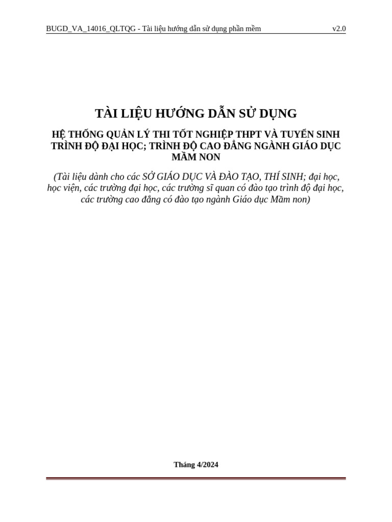 3.4. HDSD - Thi Sinh Xac Nhan Nhap Hoc T4.2024 | PDF