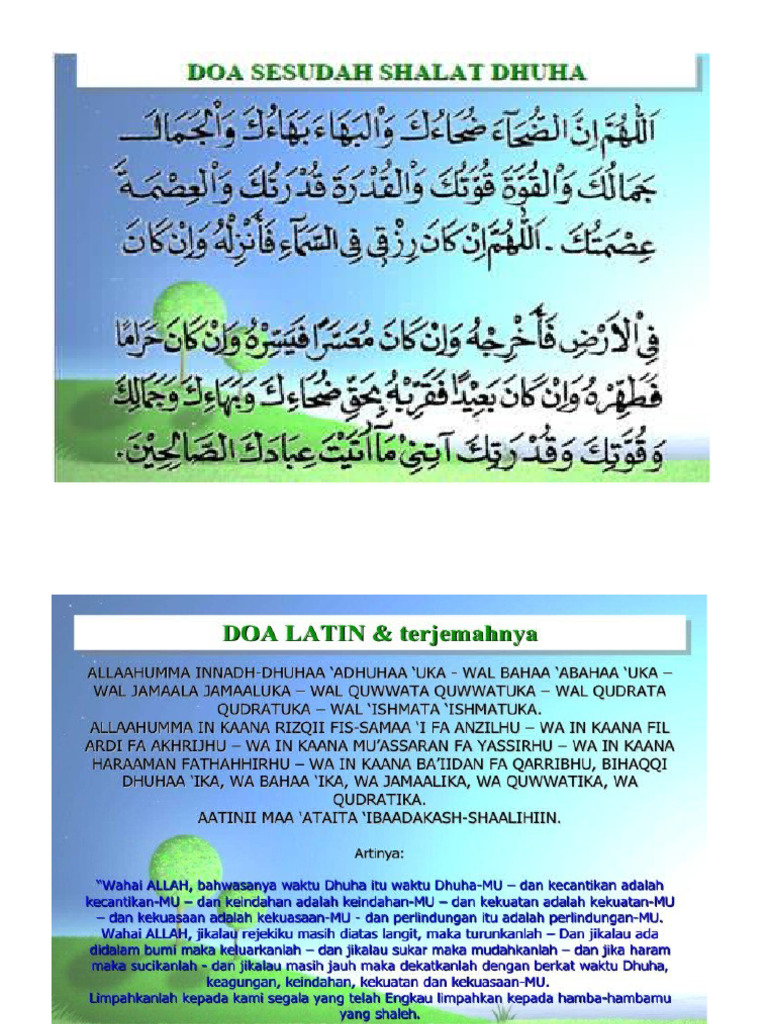 Doa Sholat Dhuha | PDF
