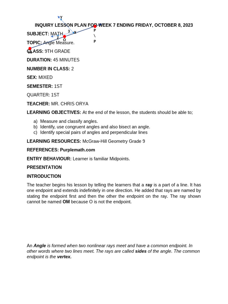 Math Week 7 Ninth Grade | PDF
