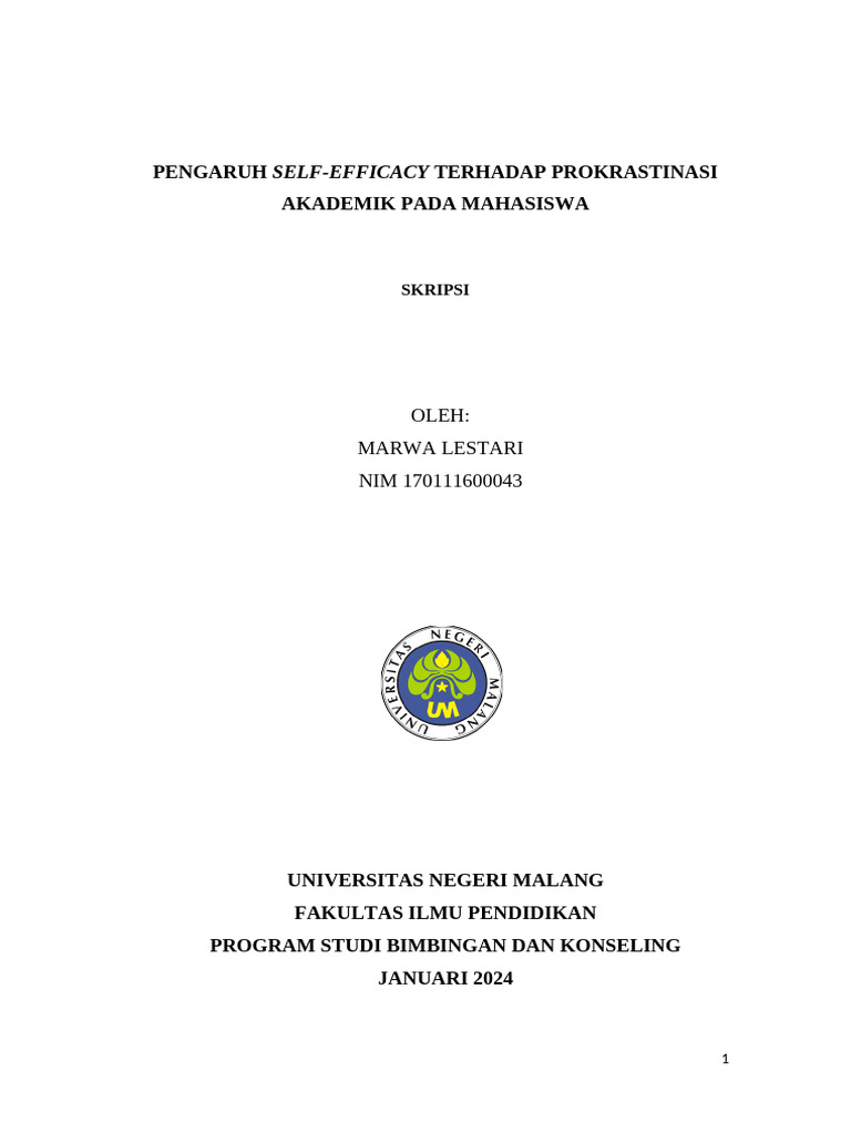 Proposal Skripsi | PDF