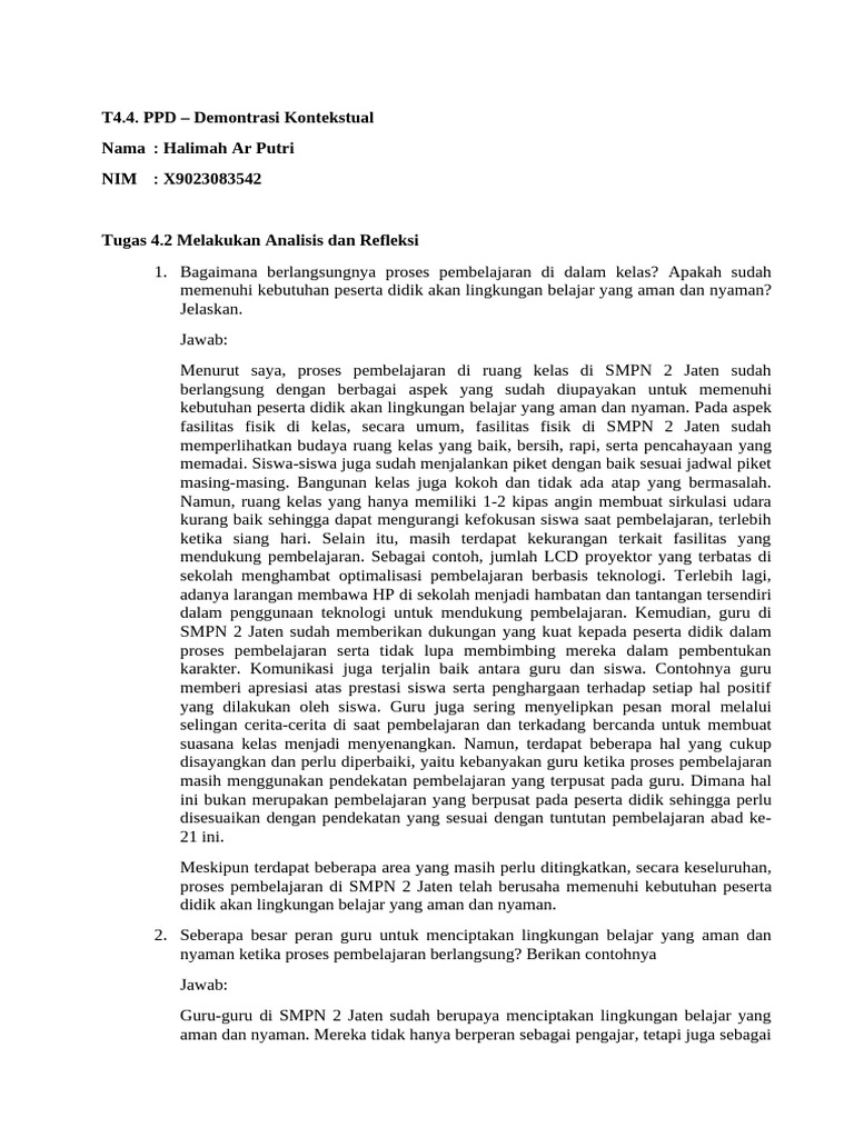 T4.4 PPD - Halimah AP | PDF