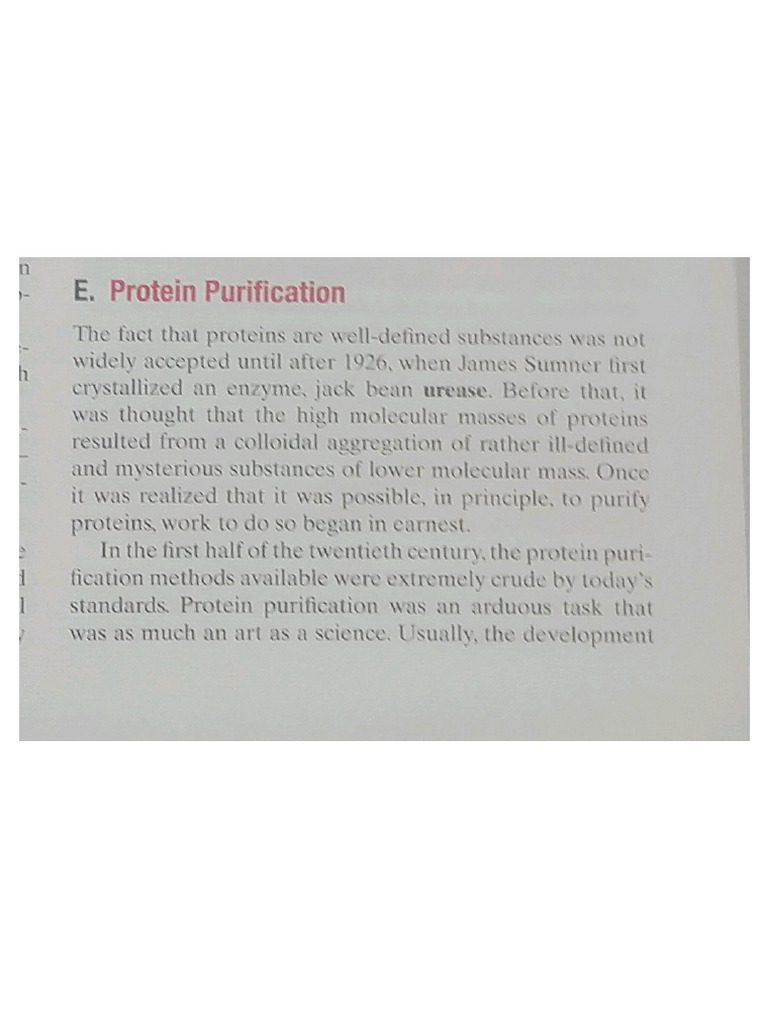 Voet and Voet - Protein Purification | PDF