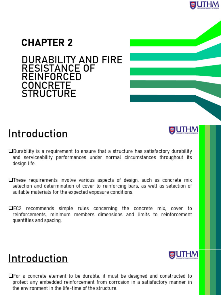 Chapter2 Durability and Resistance of Reinforced Concrete Structure | PDF Chapter2 Durability and Resistance of Reinforced Concrete Structure | PDF