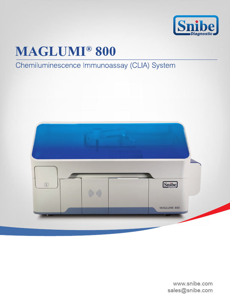 MAGLUMI 800 Catalogue | PDF