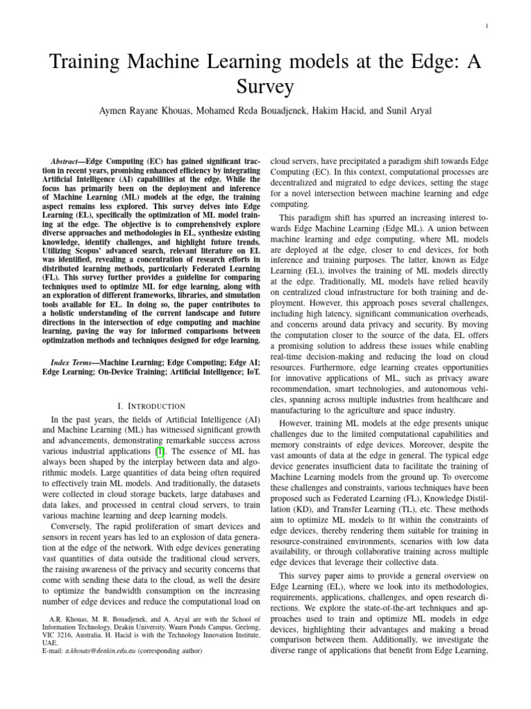 Edge Intelligence | PDF