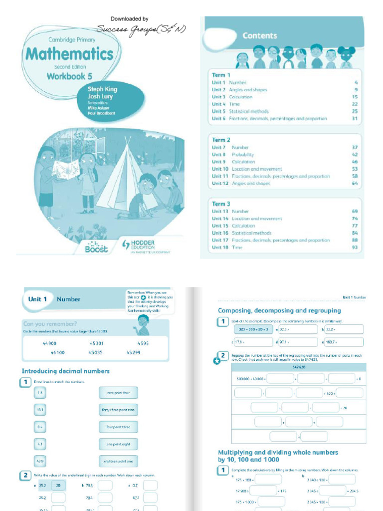 Grade 5 Work Book | PDF