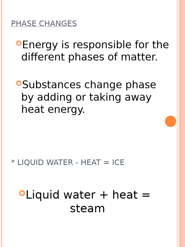 Phase Changes PPT | PDF