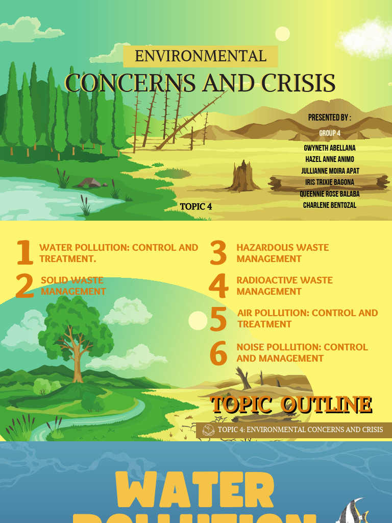 ES24 - EF1 - Topic 4 - Environmental Concerns and Crisis | PDF