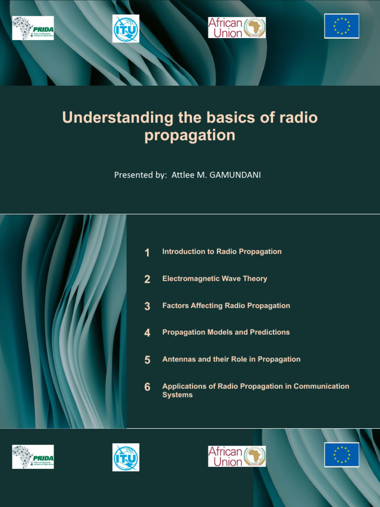 Session 2 Understanding The Basics of Radio Propagation | PDF | Radio ...