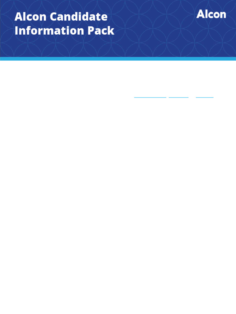 Alcon Candidate's Care Pack | PDF