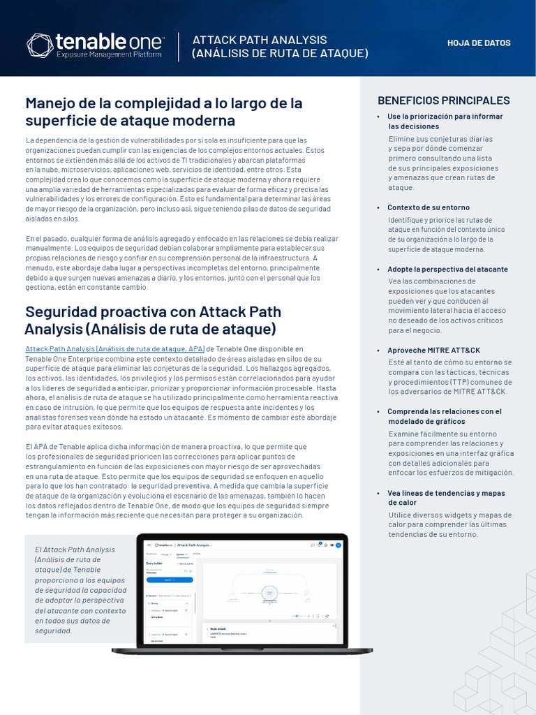 Datasheet-Attack Path Analysis Es-La-1 | PDF | Computers