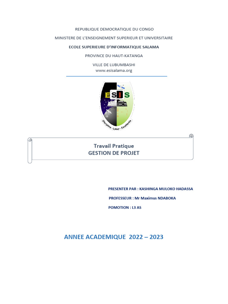 Kashinga Muloko Hadassa | PDF