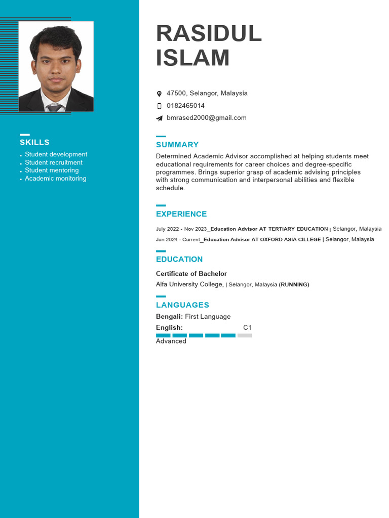 Rasidul - Islam - CV | PDF