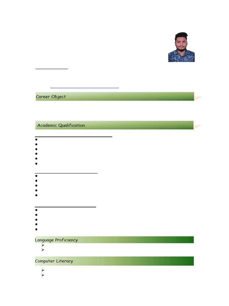 Resume of MD Shimul (Updated 2024) | PDF