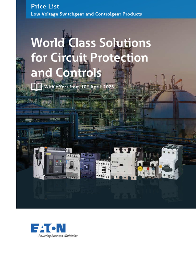 Revised LV Controlgear PriceList 110423 231010 164413 | PDF