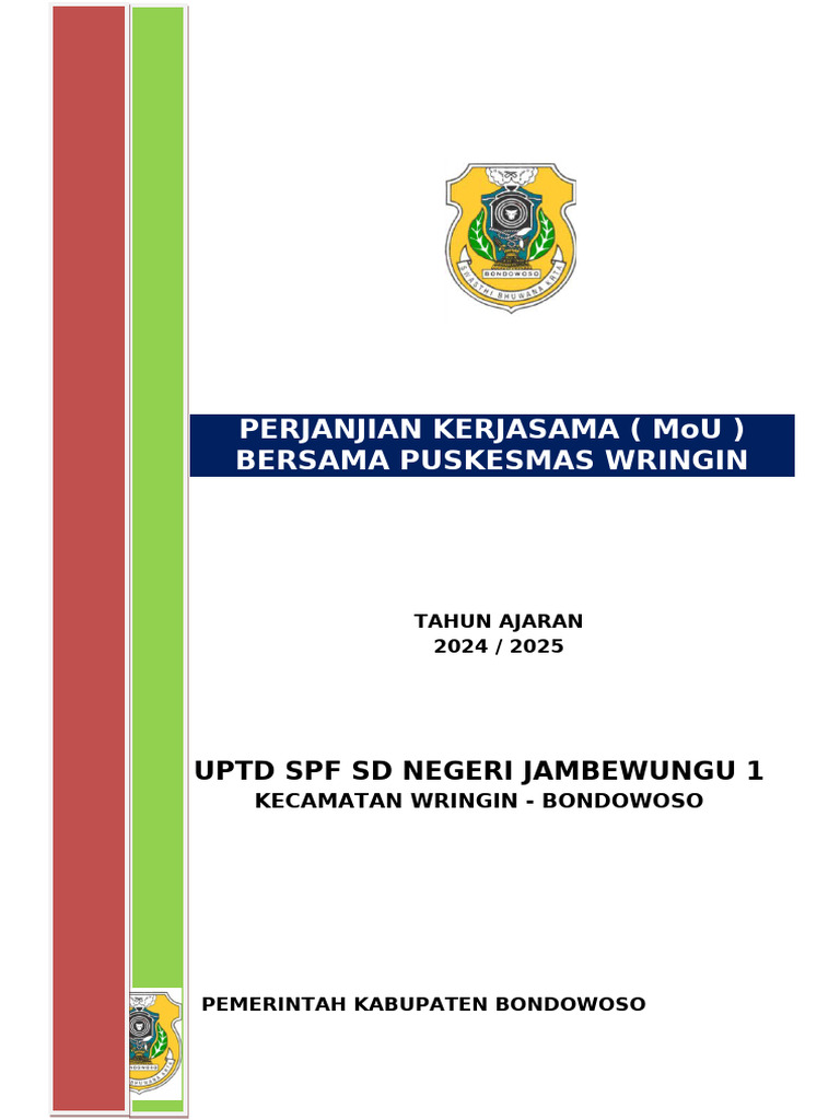 MOu Puskesmas | PDF