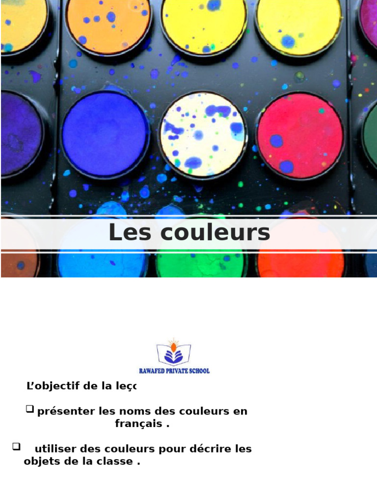French Colours Powerpoint | PDF