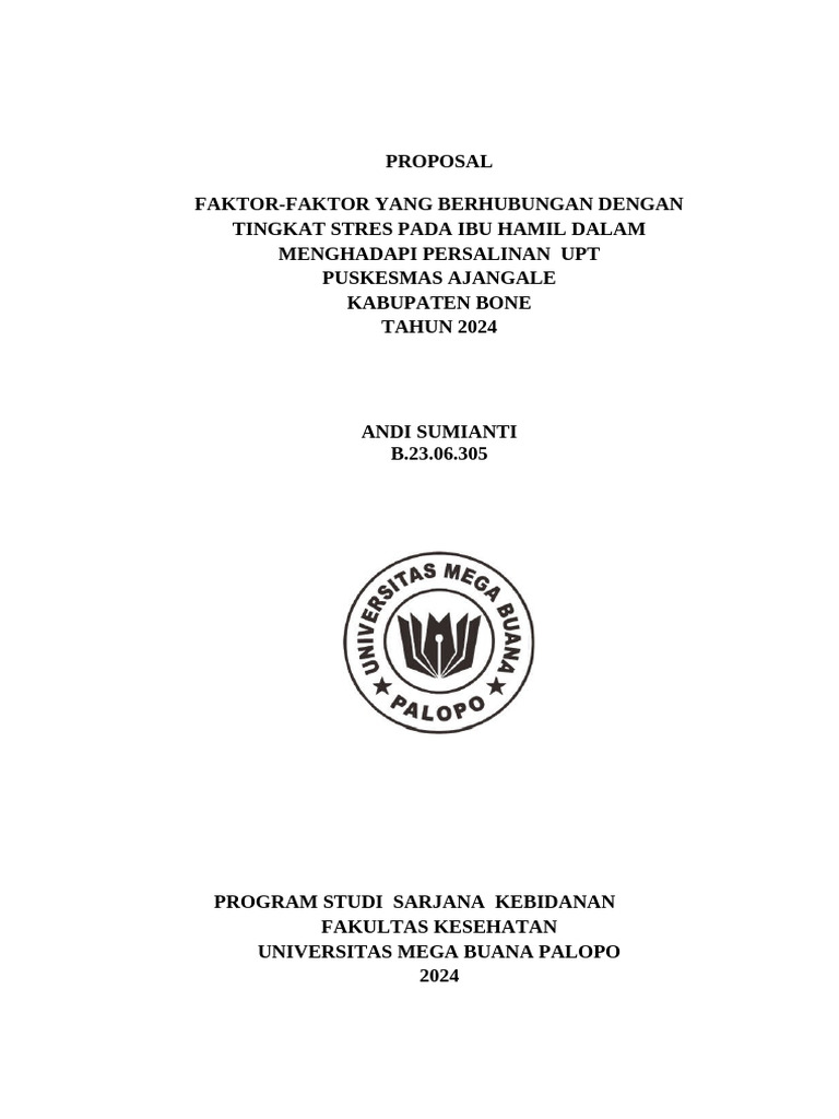 Revisi Proposal Andi Sumianti | PDF