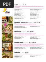 Menu - Itsu | PDF | Sushi | Asian Cuisine