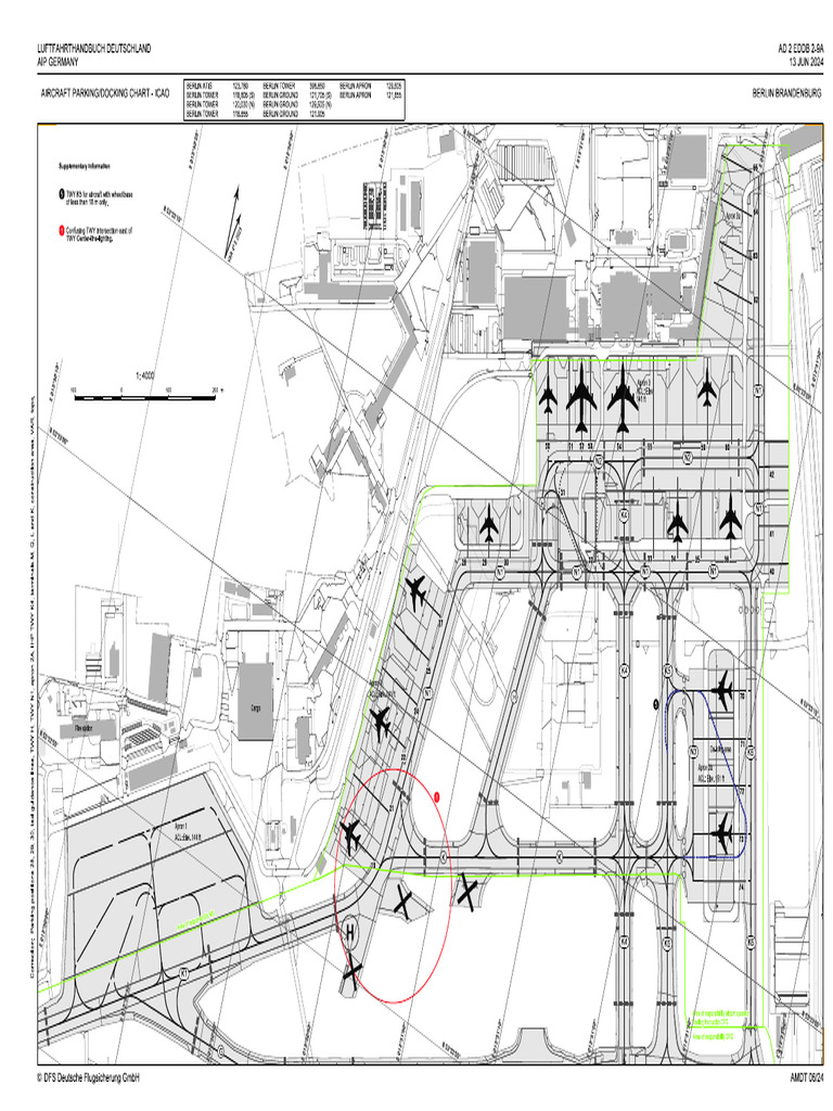 Aircraft Parking / Docking Chart - 1 | PDF