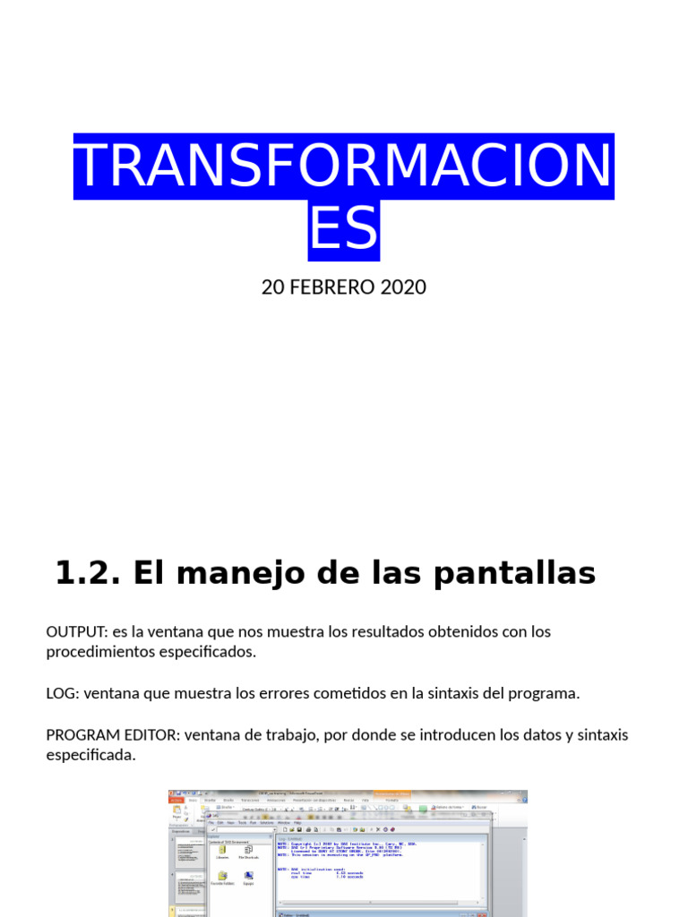 Transformaci Ones | PDF