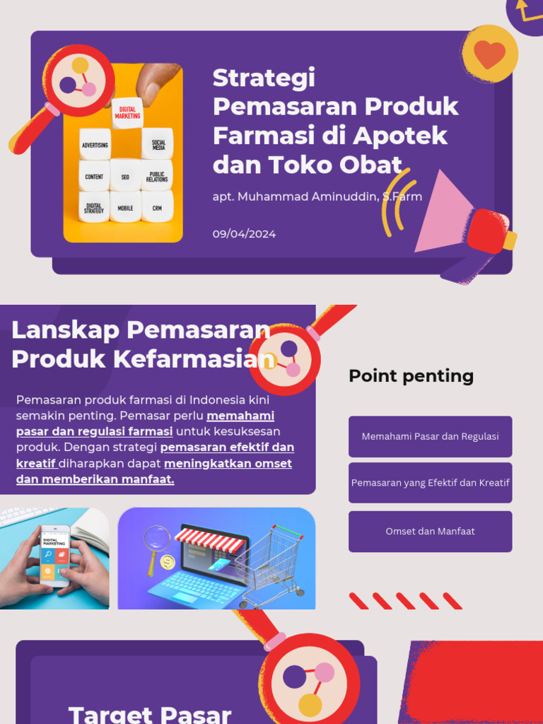 Strategi Pemasaran Produk Farmasi Di Apotek Dan Toko Obat | PDF