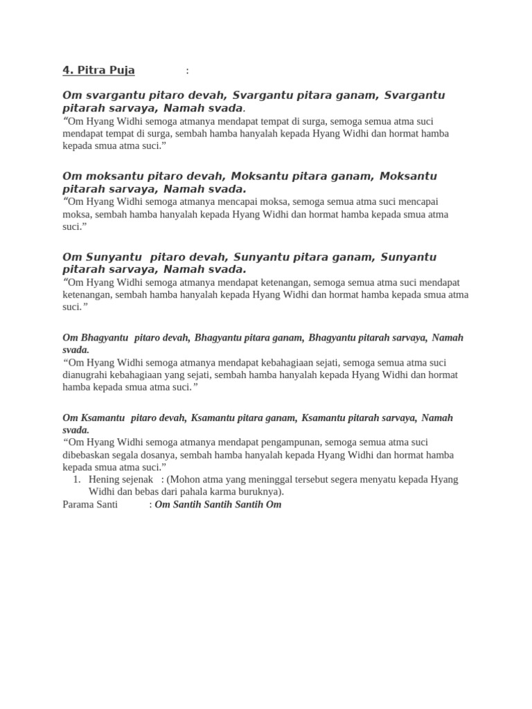 Pitra Puja | PDF