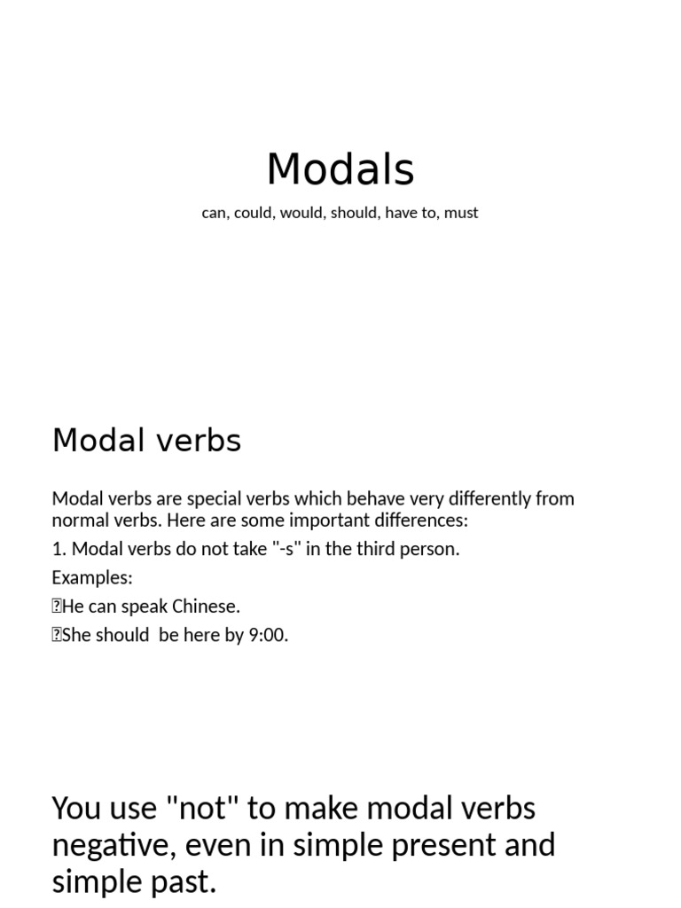Modals | PDF